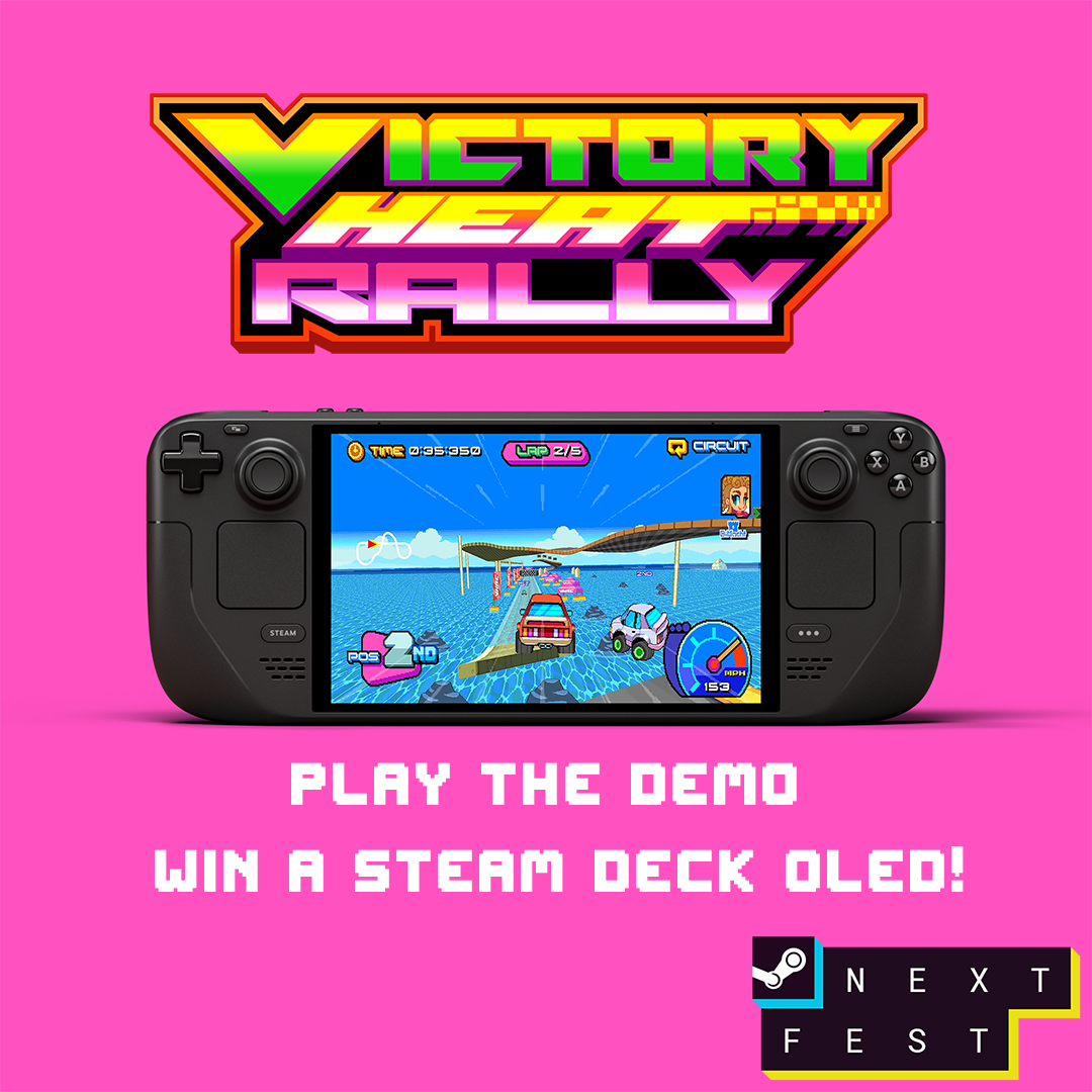 Victory Heat Rally coming Winter 2024! Win a Steam Deck OLED ...